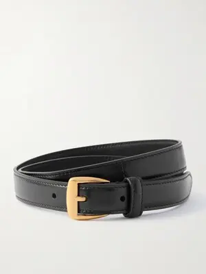 Saint Laurent Leather Belt - Black