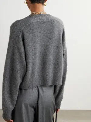 Loulou De Saison Anzor Cashmere Sweater - Gray