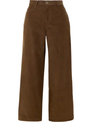 Le Kasha Vicence Cotton-corduroy Wide-leg Pants