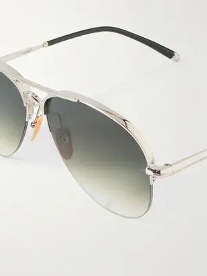 JACQUES MARIE MAGE Amelia Aviator-style Sunglasses