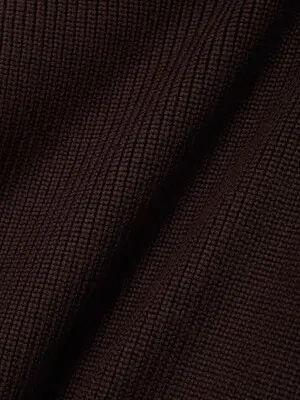 Saint Laurent Ribbed Wool Turtleneck Sweater