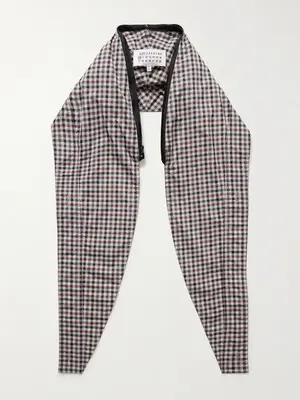 MAISON MARGIELA Gingham Shell Scarf