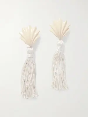 JULIETTA Biarritza Clip Earrings - Ivory