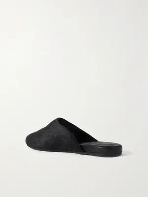 ANCIENT GREEK SANDALS Pony Hair Clogs - Black