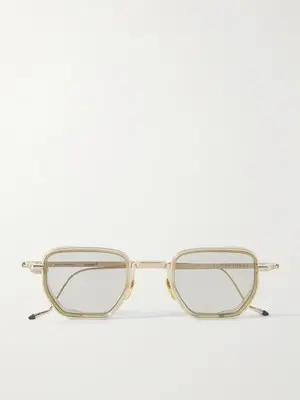 JACQUES MARIE MAGE Atkins Square-frame Sunglasses - Neutrals