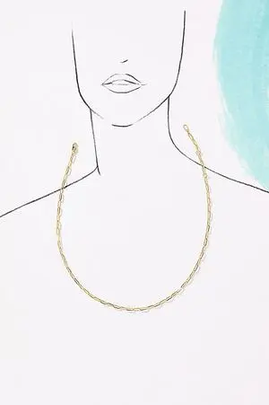 ANA LUISA Laura Bold Link Chain Necklace