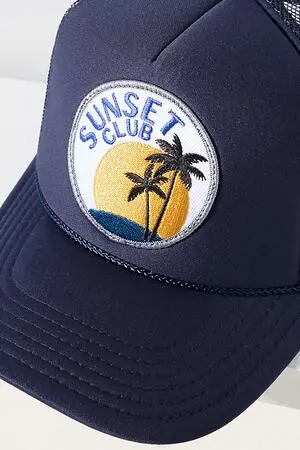 FRIDAY FEELIN Sunset Club Trucker Hat