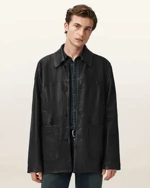 Allsaints Button Detailed Outerwear For Men