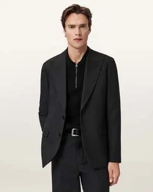 ALLSAINTS Kido Lapel Blazer - Black