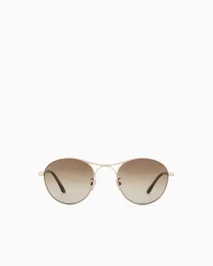 Giorgio Armani Square Sunglasses - Gold