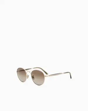 Giorgio Armani Square Sunglasses - Gold