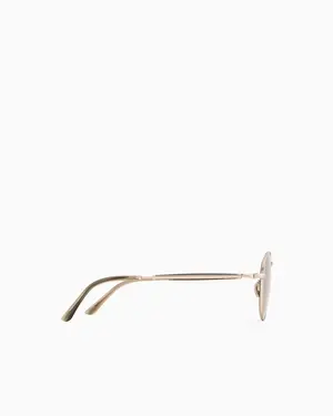 Giorgio Armani Square Sunglasses - Gold
