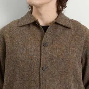 Universal Works Harris Tweed Plaid Easy Jacket