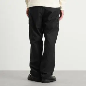 Stone Island Ghost Weatherproof Cotton Canvas Cargo Trousers - Black