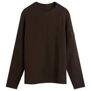 Stone Island Ghost Geelong Waffle Jumper - Dark Brown
