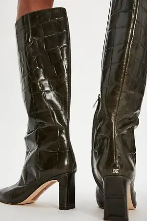 Sam Edelman Sylvia Croc Tall Boots