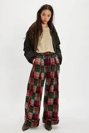 Free People Fillipa Belted Trousers