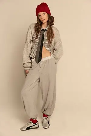 Free People Intimately Lounge Pants - Heather Grey