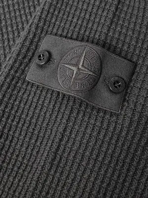 Stone Island Ghost Waffle-knit Virgin Wool Sweater