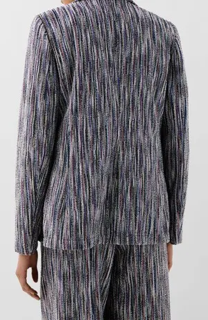 SCALPERS Knitted Printed Blazer