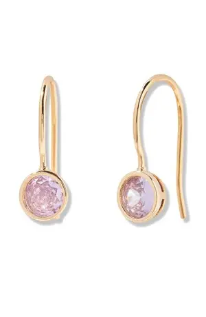BROOK & YORK Mia Birthstone Drop Earrings - Gold June