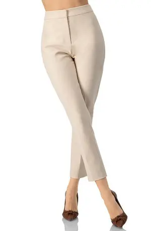 IVONNE Straight Cut Capri Trousers