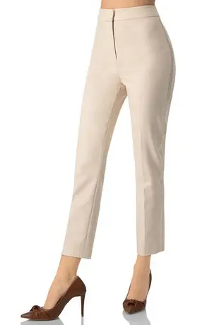 IVONNE Straight Cut Capri Trousers