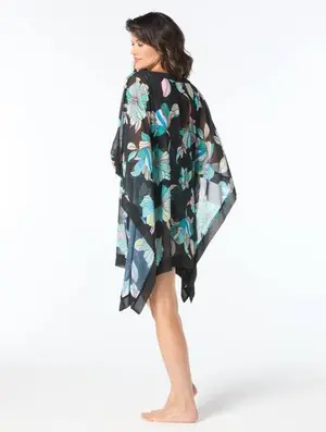 COCO CONTOURS Grand Chiffon Caftan Cover Up