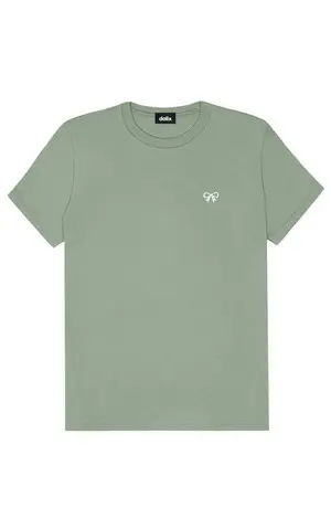 DALIX Bow Jersey Tee - Sage