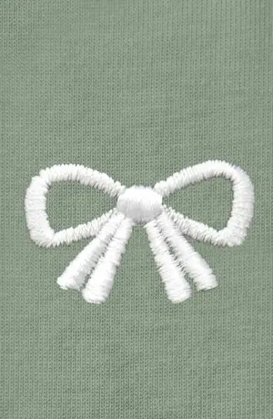DALIX Bow Jersey Tee - Sage