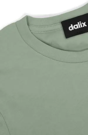 DALIX Bow Jersey Tee - Sage