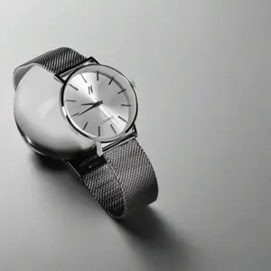 NCMPRBL Advance Mesh Bracelet Quartz Watch - Silver