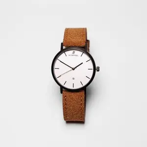 NCMPRBL Leather Strap Watch