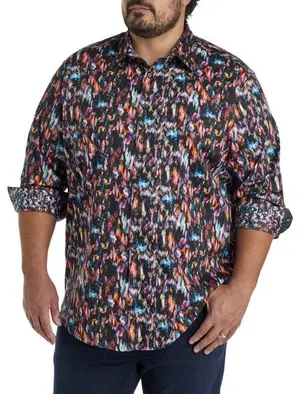 ROBERT GRAHAM BY DXL Big & Tall Bratton Sport Shirt