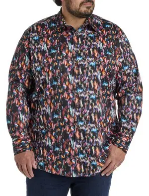 ROBERT GRAHAM BY DXL Big & Tall Bratton Sport Shirt