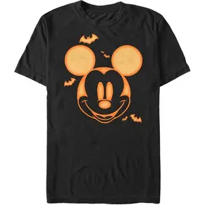 MICKEY & FRIENDS Pumpkin Face Graphic T-shirt