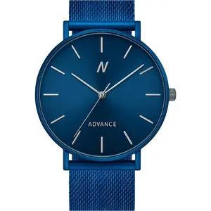 NCMPRBL Advance Mesh Bracelet Watch - Midnight Blue