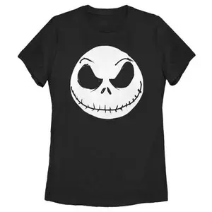 THE NIGHTMARE BEFORE CHRISTMAS Jack Skellington Graphic T-shirt - Black