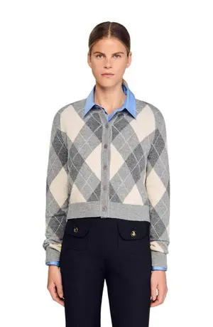 Argyle Pattern Cardigans