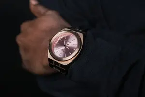 NCMPRBL Elevate Link Bracelet Watch - Rose Gold/sunray