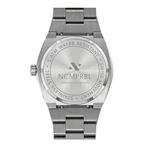 NCMPRBL Stainless Steel Bracelet Watch - Silver/blue