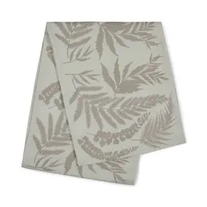 MAJKA Forest Ferns Table Runner - Seashell Gray & Dunes