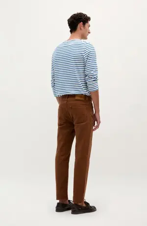 SCALPERS Cropped Cotton-blend Jeans - Pumpkin