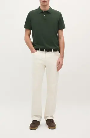 SCALPERS Basic Polo - Dark Khaki