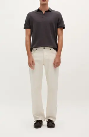 SCALPERS Thin Polo - Anthracite