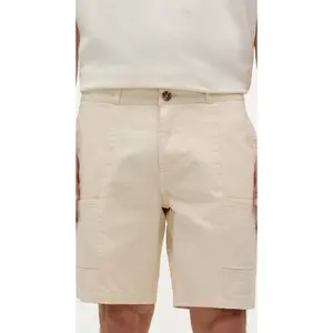 SCALPERS Lucas Bermuda Shorts - Cream