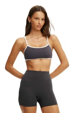 Cotton:on Active Ultra Soft Invisible Scrunch Shortie Shorts - Graphite