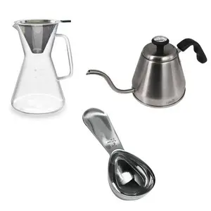 LONDON SIP Pour Over Coffee Bundle - Metallic Silver