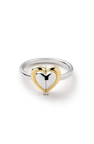 ANA LUISA Camelia Heart Ring