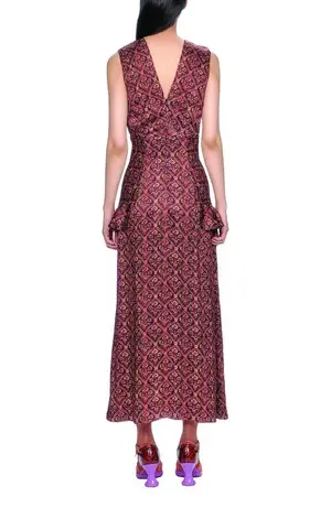 Anna Sui Wallpaper Medley Maxi Dress